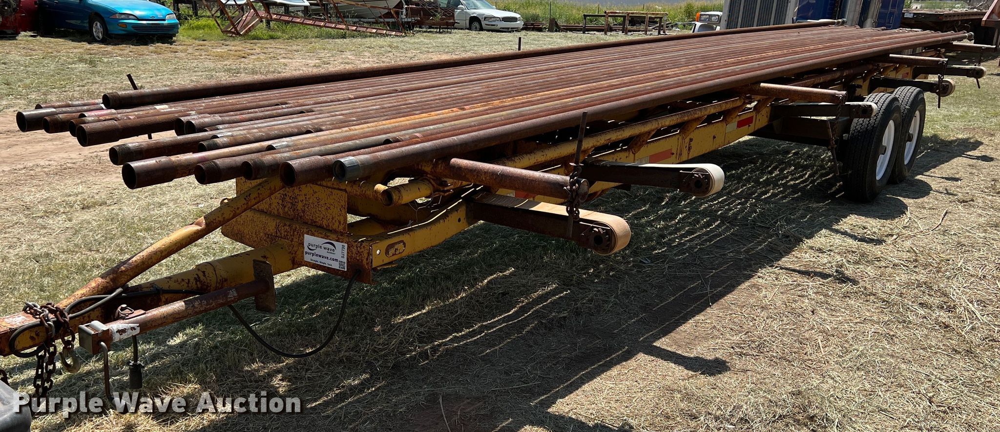 Shop built pipe trailer in Woodward, OK | Item DJ7730 sold | Purple Wave