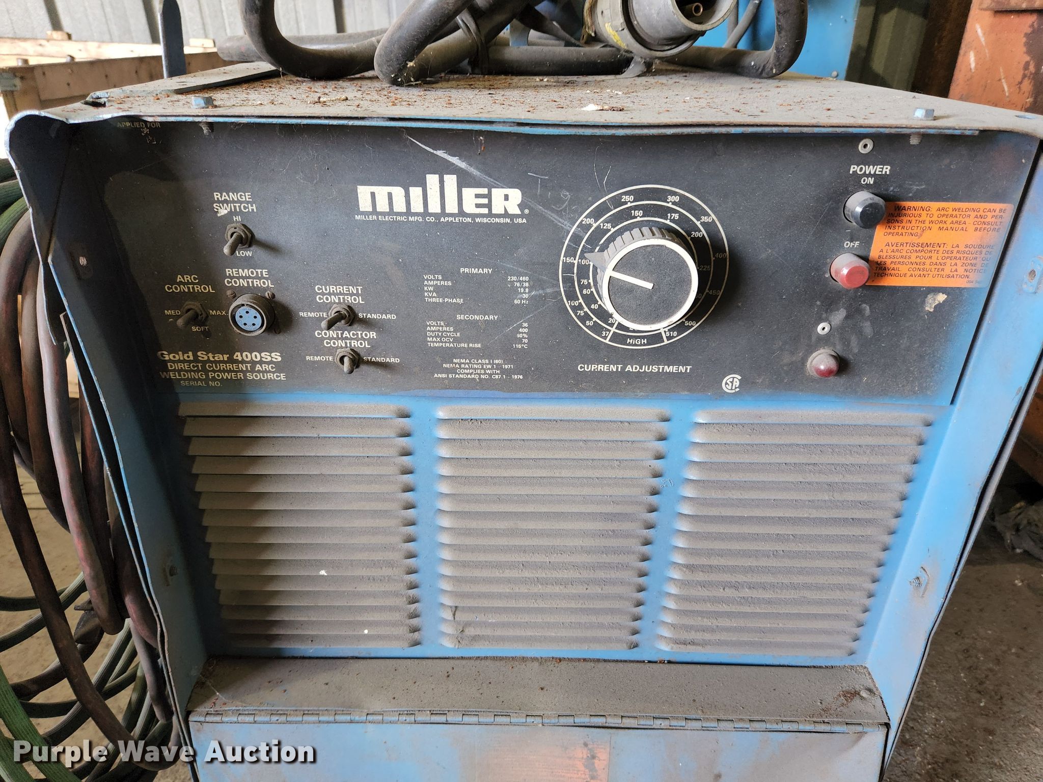 Miller Gold Star 400SS welder in Marston, MO | Item MK9286 sold ...