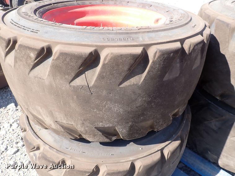 (4) Bobcat 31x12-16.5 tires and wheels in Wichita, KS | Item DQ2910 ...