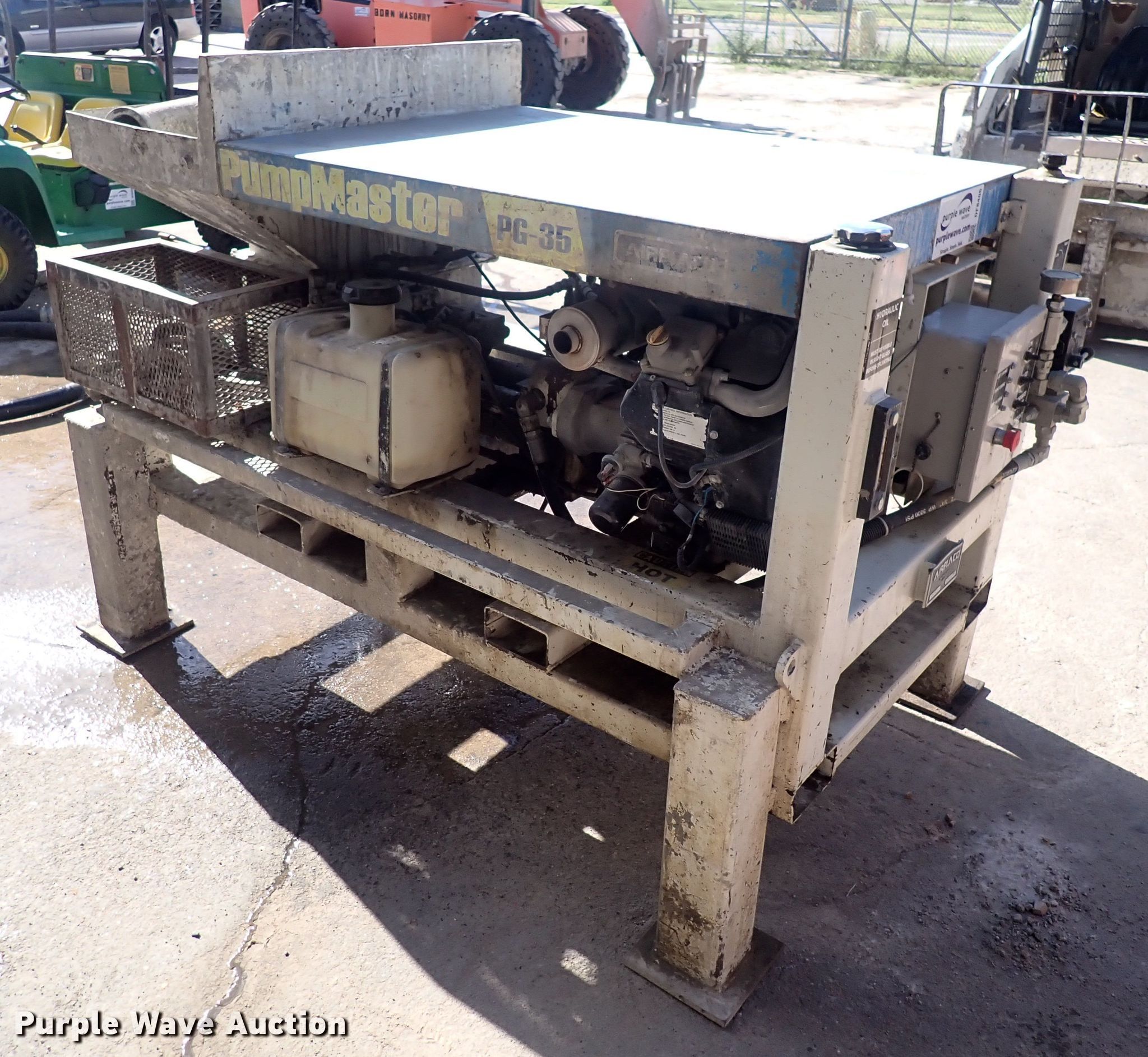 Airplaco PG-35S grout pump in Wichita, KS | Item DF8406 sold | Purple Wave
