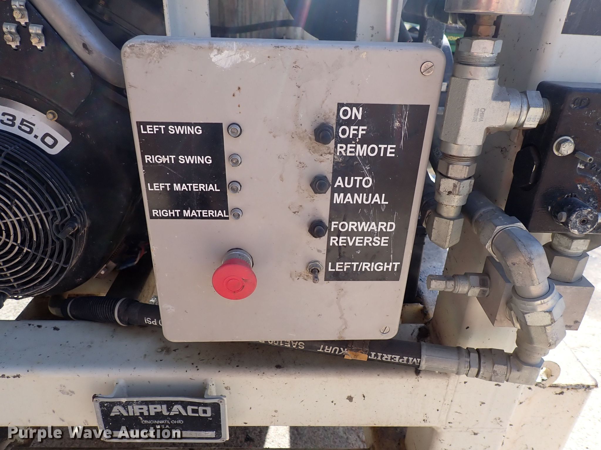 Airplaco PG-35S grout pump in Wichita, KS | Item DF8406 sold | Purple Wave