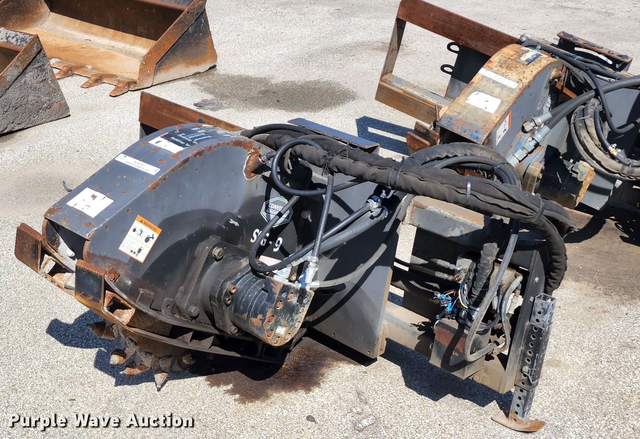 Coneqtec SSG-9 skid steer concrete saw in Overland Park, KS | Item ...