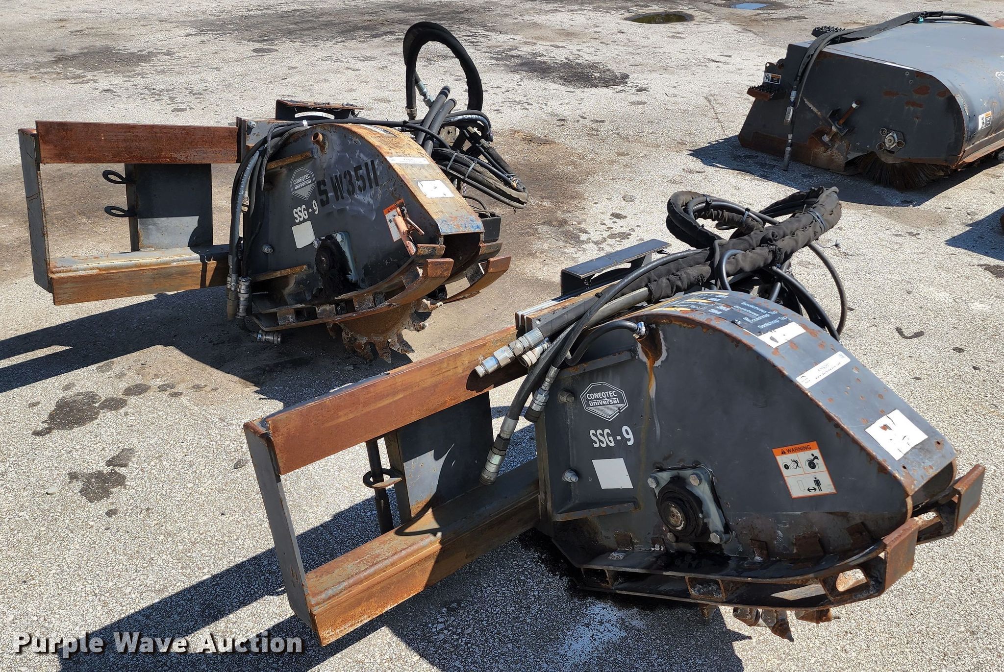 Coneqtec SSG-9 skid steer concrete saw in Overland Park, KS | Item ...