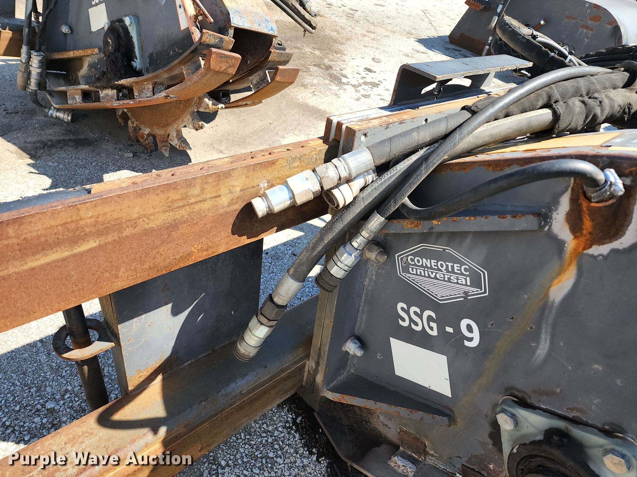 Coneqtec SSG-9 skid steer concrete saw in Overland Park, KS | Item ...