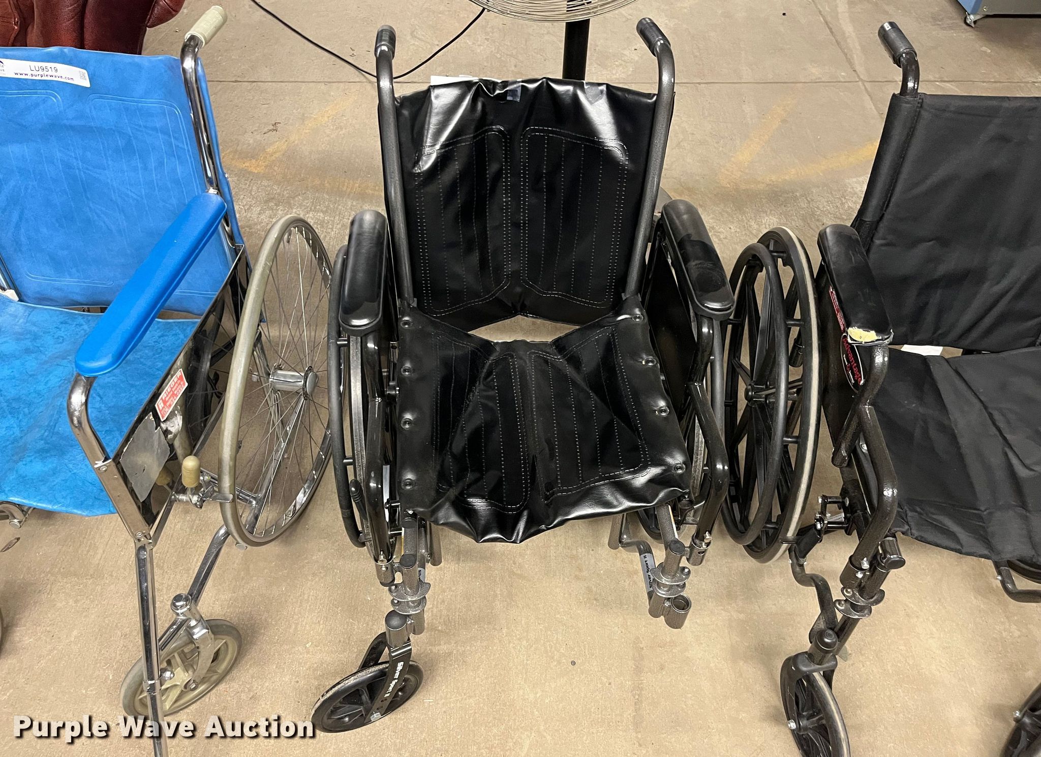 (3) Wheelchairs in Wichita, KS | Item LU9519 sold | Purple Wave