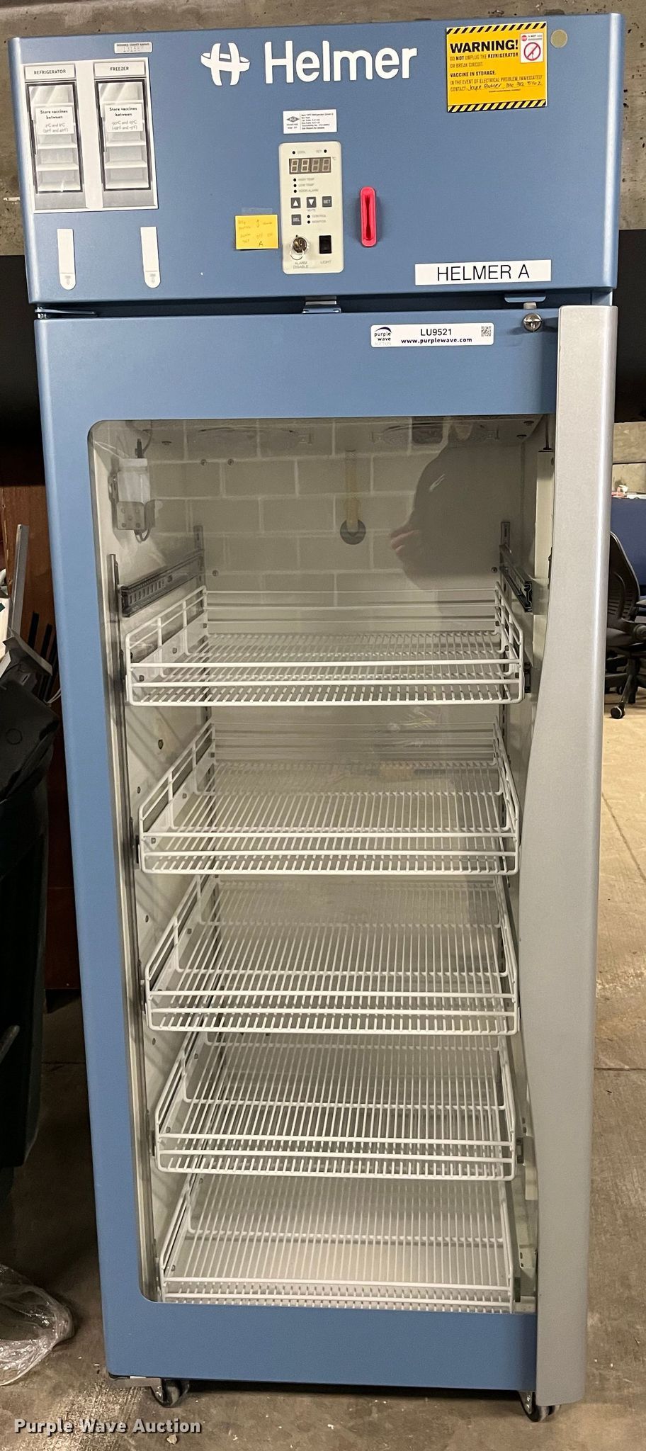 Helmer HPR120 pharmacy refrigerator in Wichita, KS | Item LU9521 sold ...