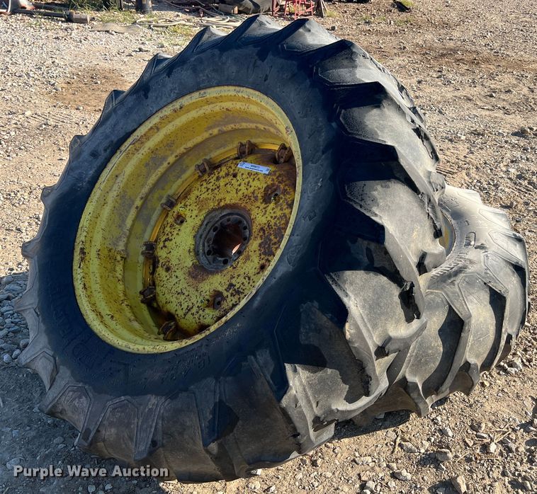 (2) Firestone 18.4-34 tires and wheels in Tebbetts, MO | Item MR9873 ...