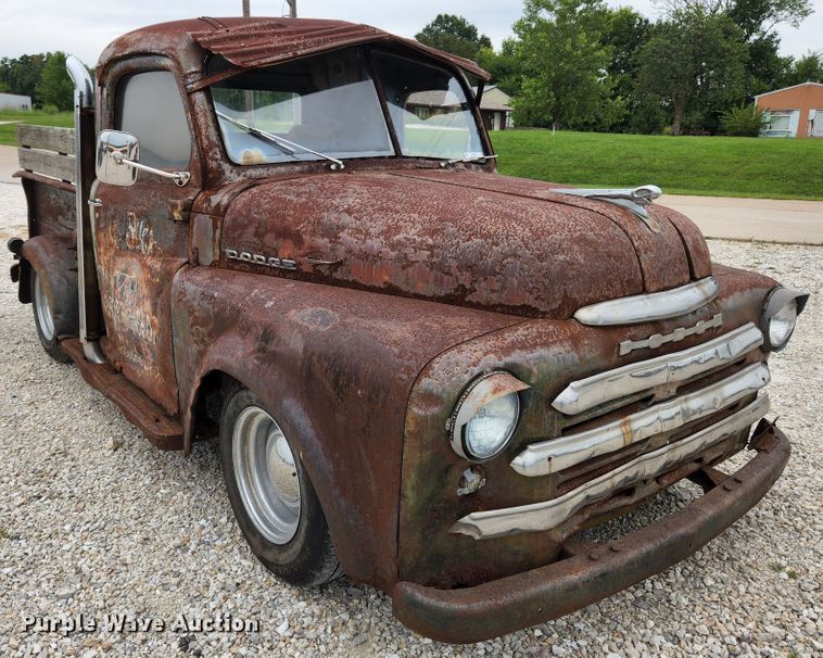 1949 Dodge B1B pickup truck body with 1994 Nissan Frontier chassis in ...