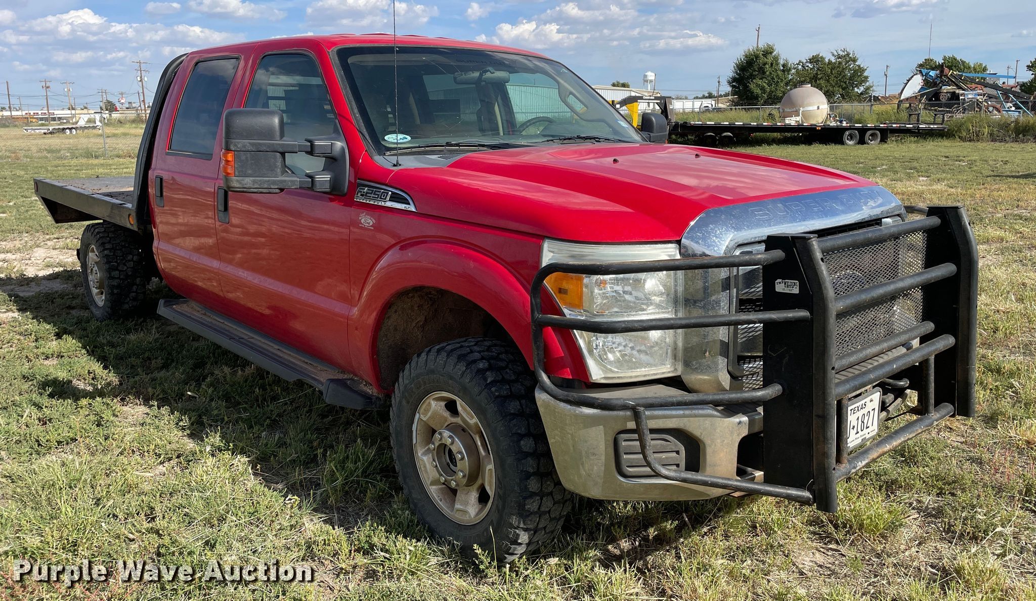 2011 Ford F250 Super Duty XLT Crew Cab flatbed pickup truck in Spearman ...
