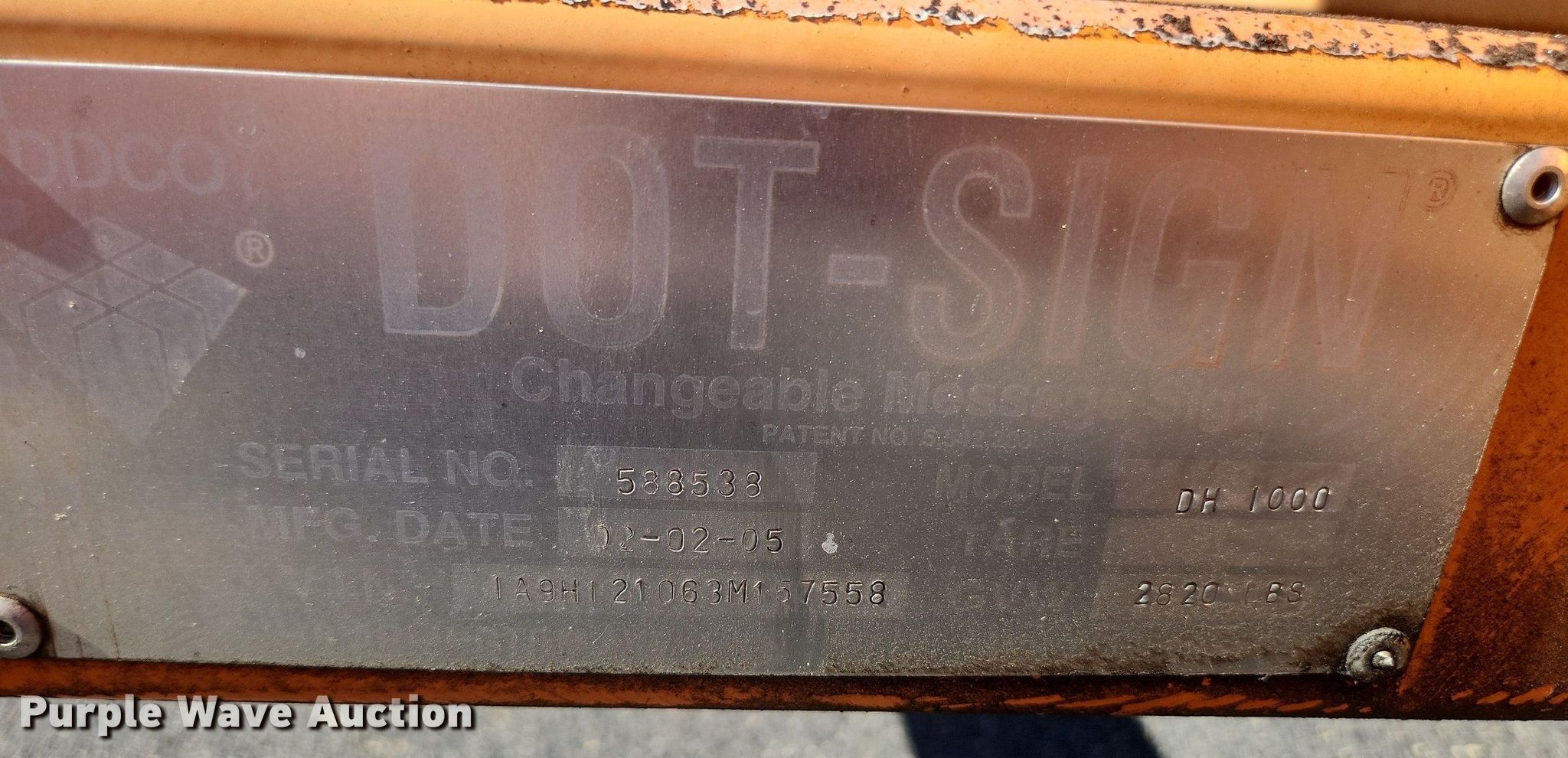 2005 Addco DH 1000 message board in Manhattan, KS | Item IU9869 sold ...