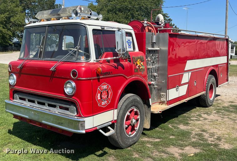1971 Ford C912 pumper fire truck in Chelsea, OK | Item IA9155 sold ...