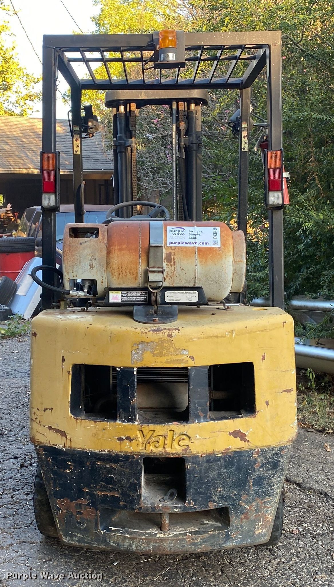 Yale GLP040 forklift in Sapulpa, OK | Item DK6486 sold | Purple Wave