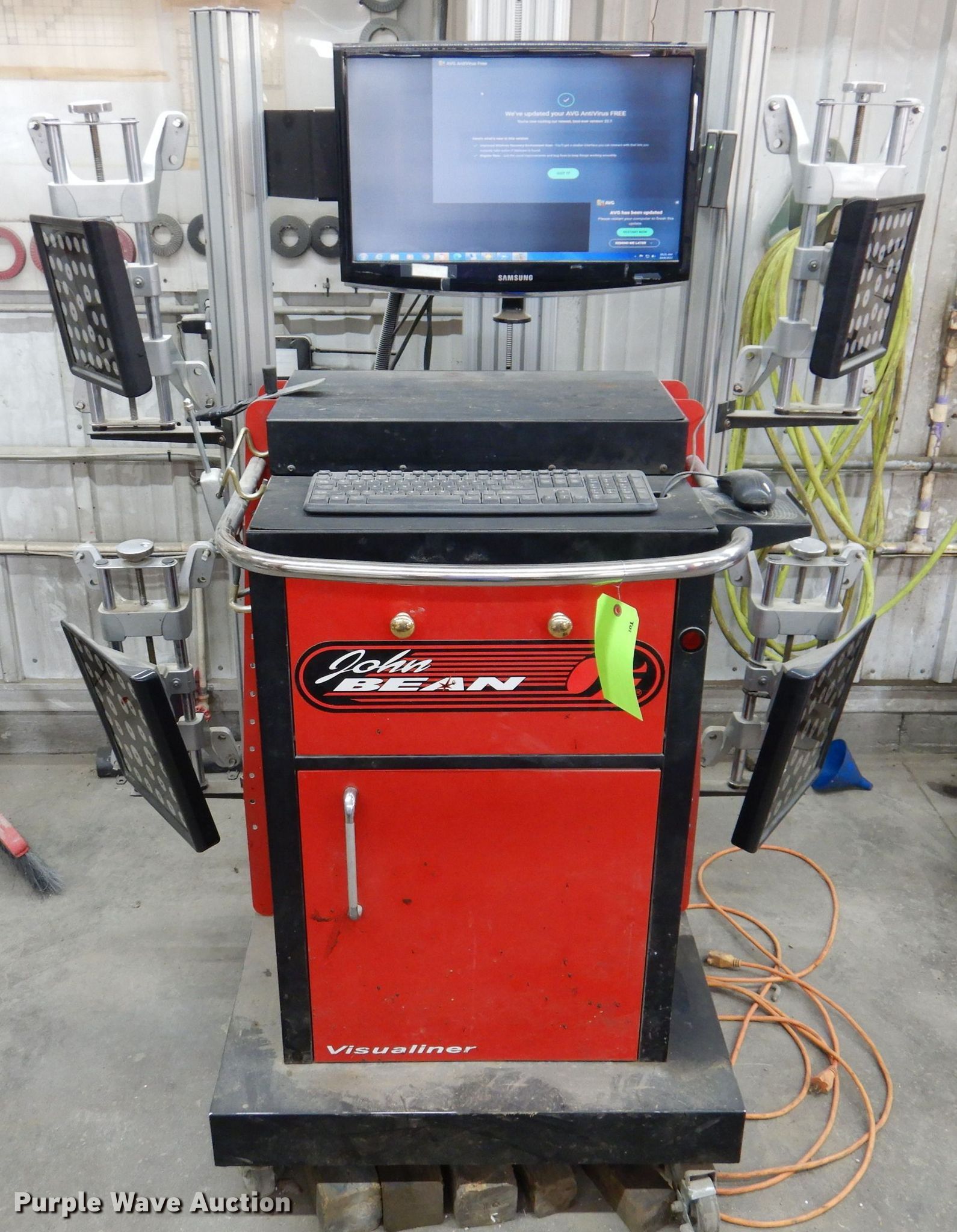 John Bean Visualiner Computer wheel alignment machine in Bloomfield, IA ...