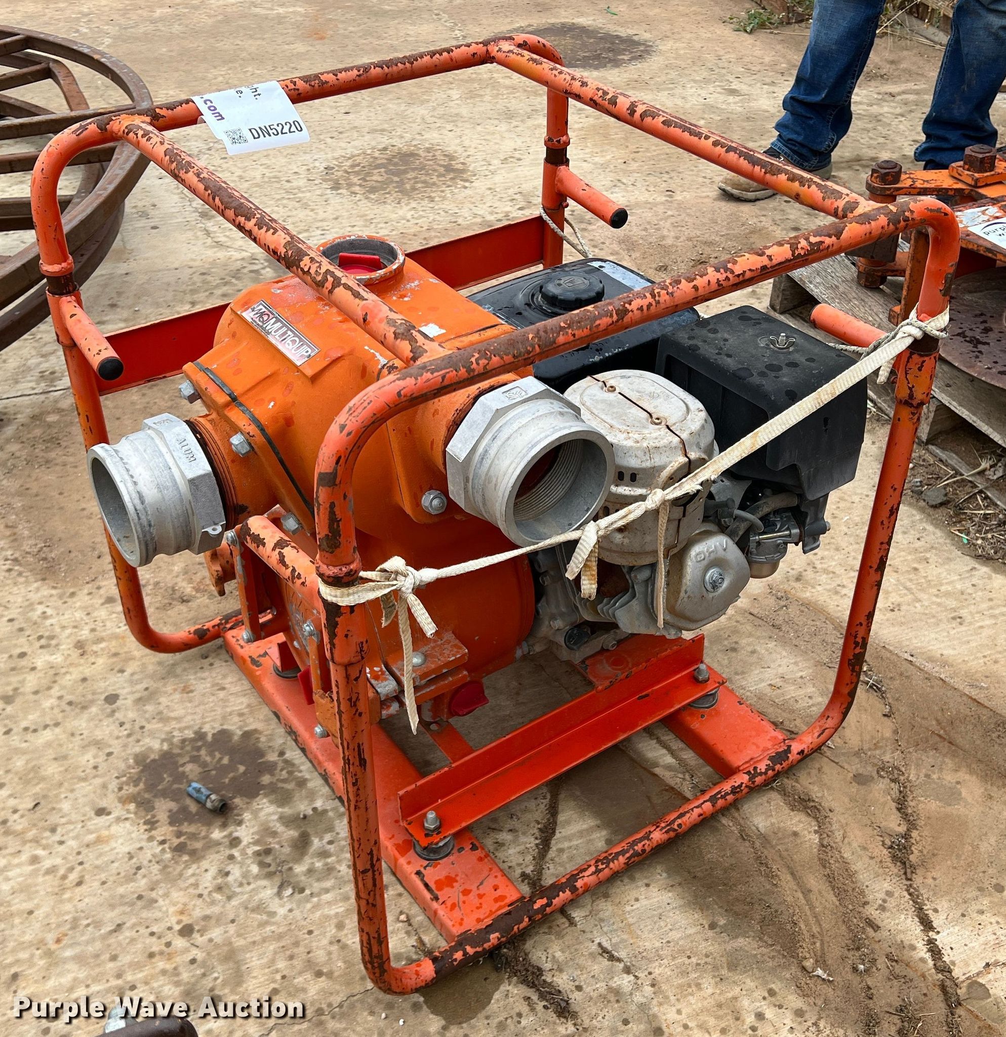 Multiquip 4X4 pump in Amarillo, TX | Item DN5220 sold | Purple Wave