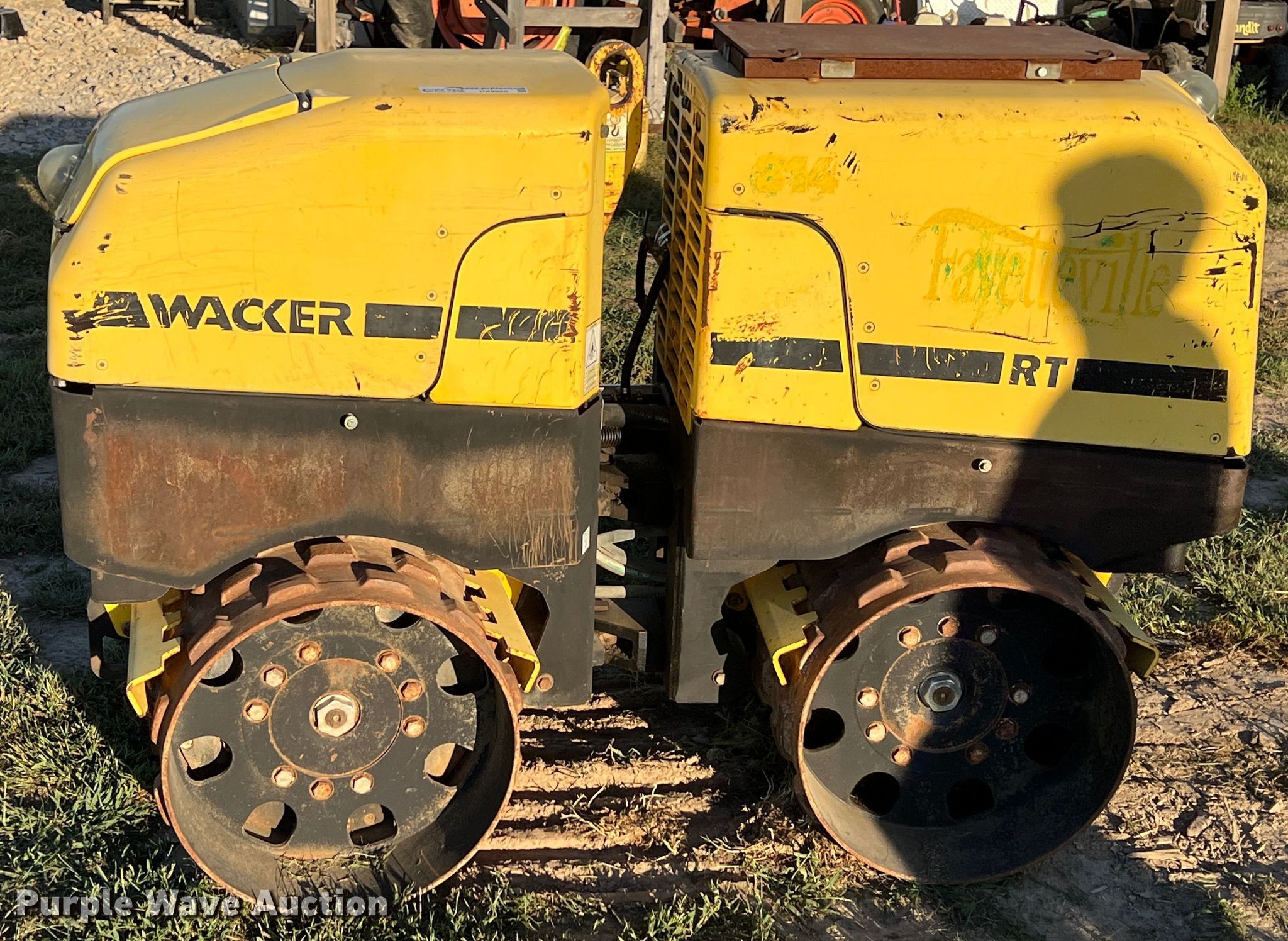 Wacker RT trench compactor in Kansas, OK | Item HX9926 sold | Purple Wave