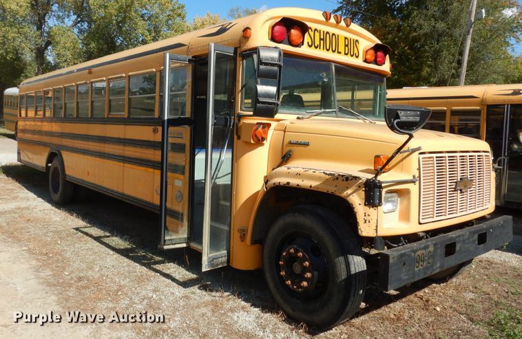 1999 Chevrolet Blue Bird school bus in McLouth, KS | Item DM3200 sold ...