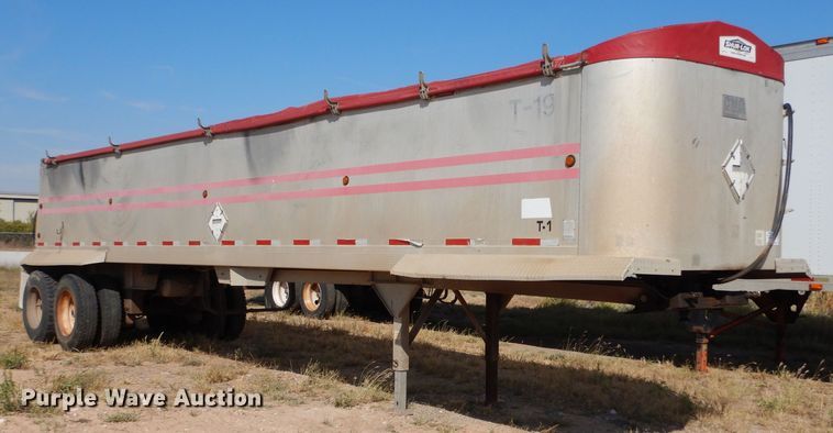 2000 Travis S-84 end dump trailer in Woodward, OK | Item DM2501 sold ...