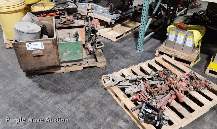 Pipe grooving tools in Kansas City, MO | Item DM4754 sold | Purple Wave