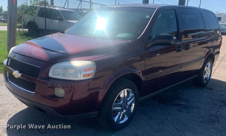 2006 Chevrolet Uplander LS van in Tulsa, OK | Item JA9026 sold | Purple ...