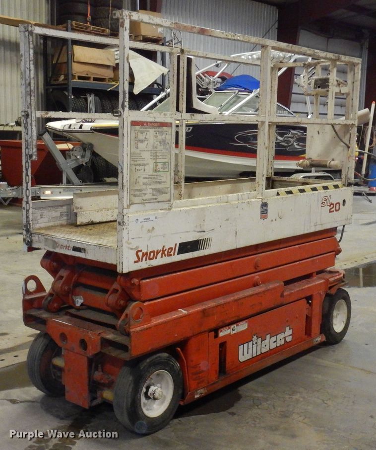1994 Snorkel SL20 scissor lift in Craig, CO | Item MR9624 sold | Purple ...