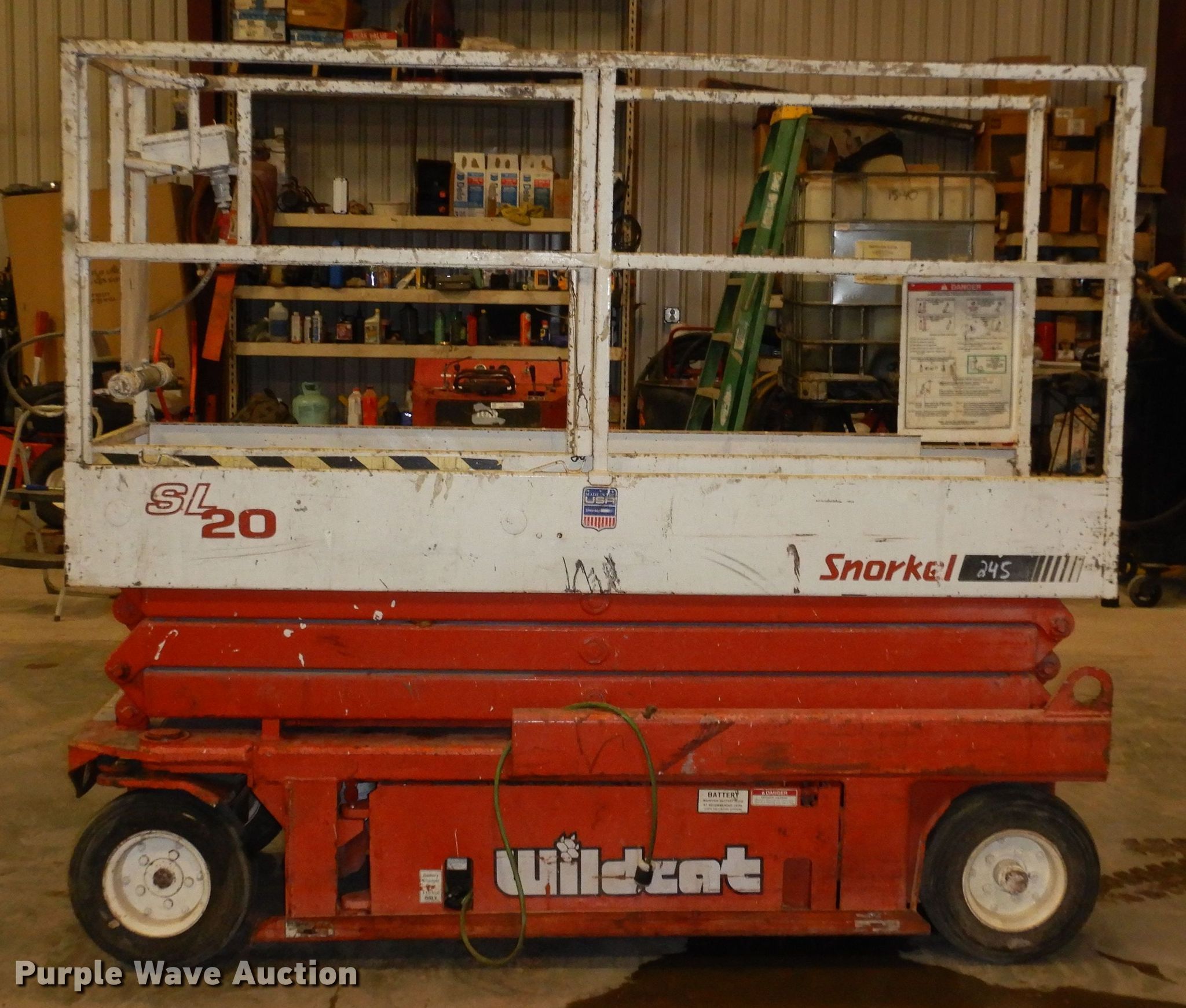 1994 Snorkel SL20 scissor lift in Craig, CO | Item MR9624 sold | Purple ...