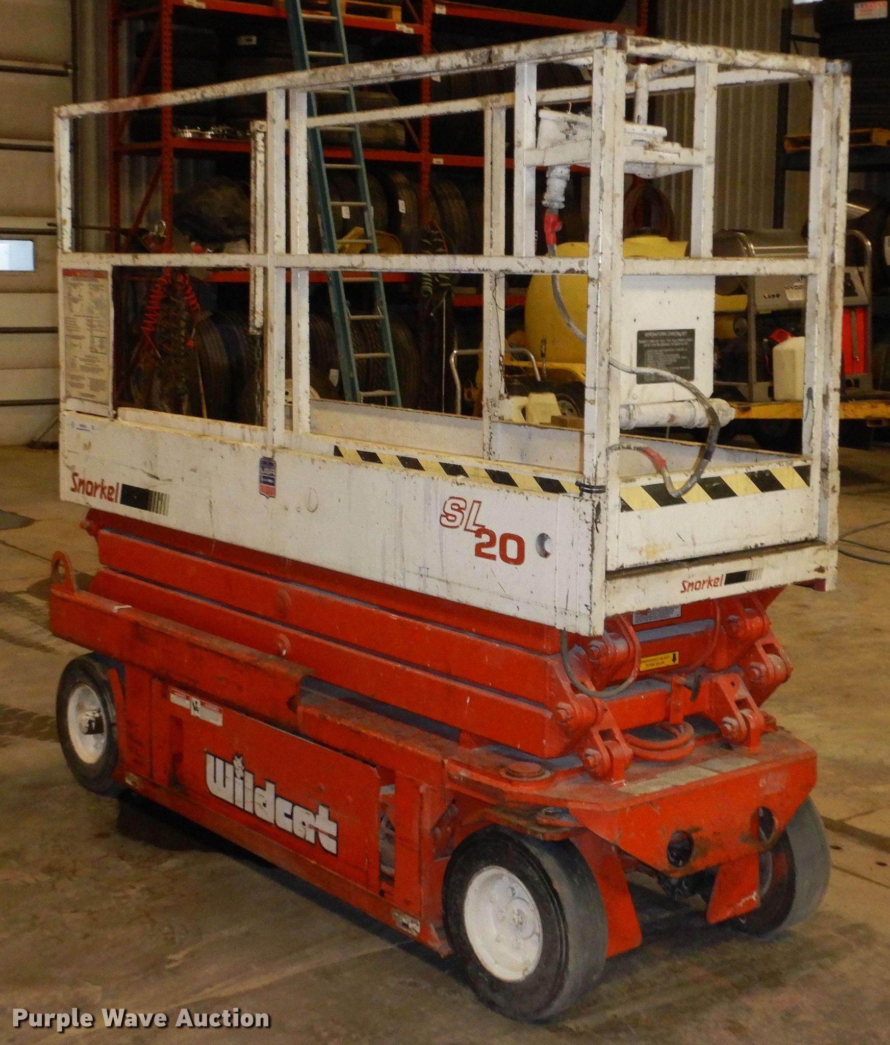 1994 Snorkel SL20 scissor lift in Craig, CO | Item MR9624 sold | Purple ...