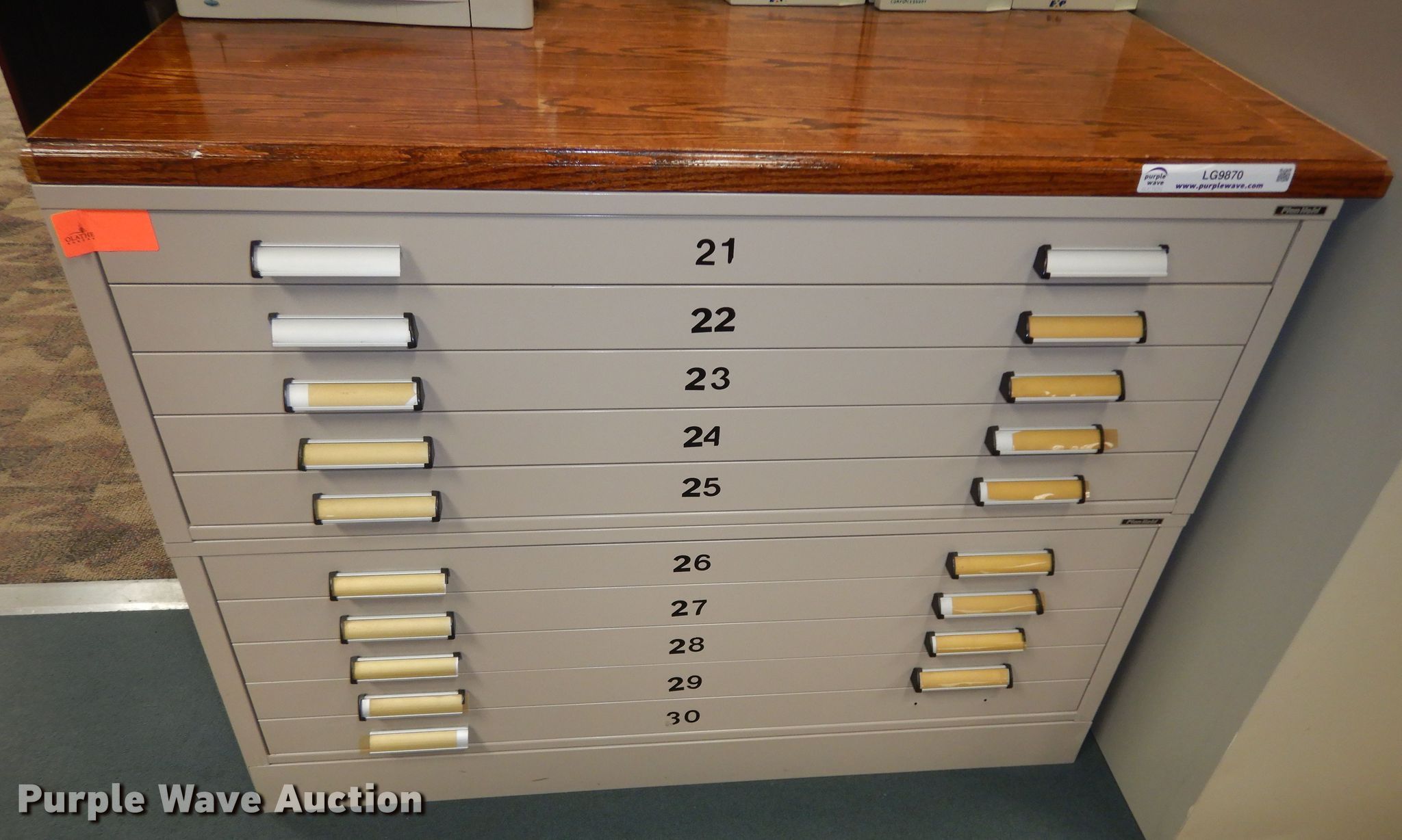 Plan file cabinet in Olathe, KS | Item LG9870 sold | Purple Wave