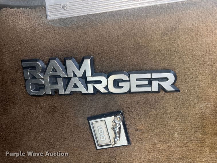 1990 Dodge Ram Charger SUV in Springtown, TX | Item DO8844 sold ...