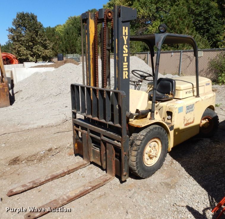Hyster 194A forklift in Olathe, KS | Item DS1431 sold | Purple Wave