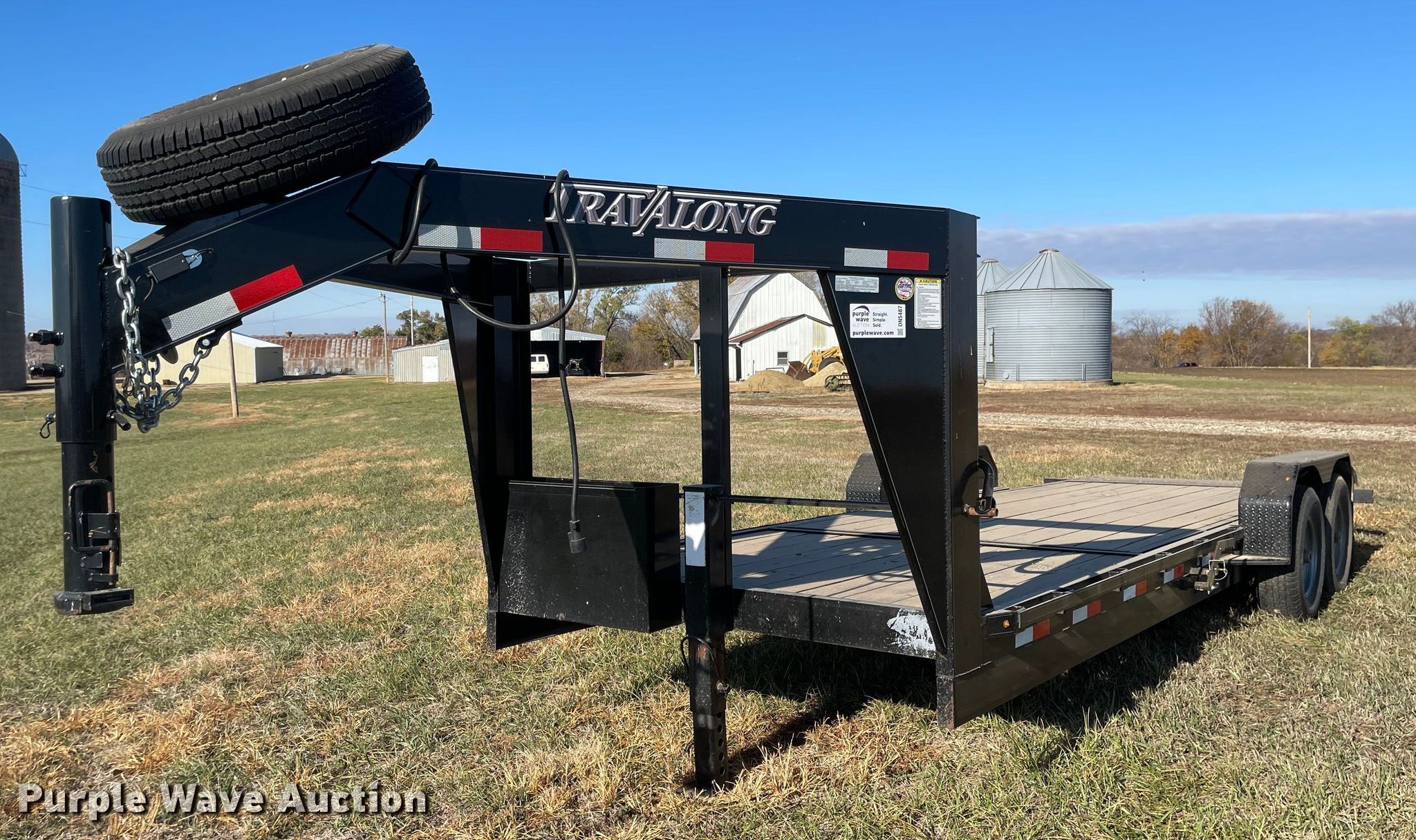 2017 Rafter M Trailers Travalong tilt deck equipment trailer in Blue ...