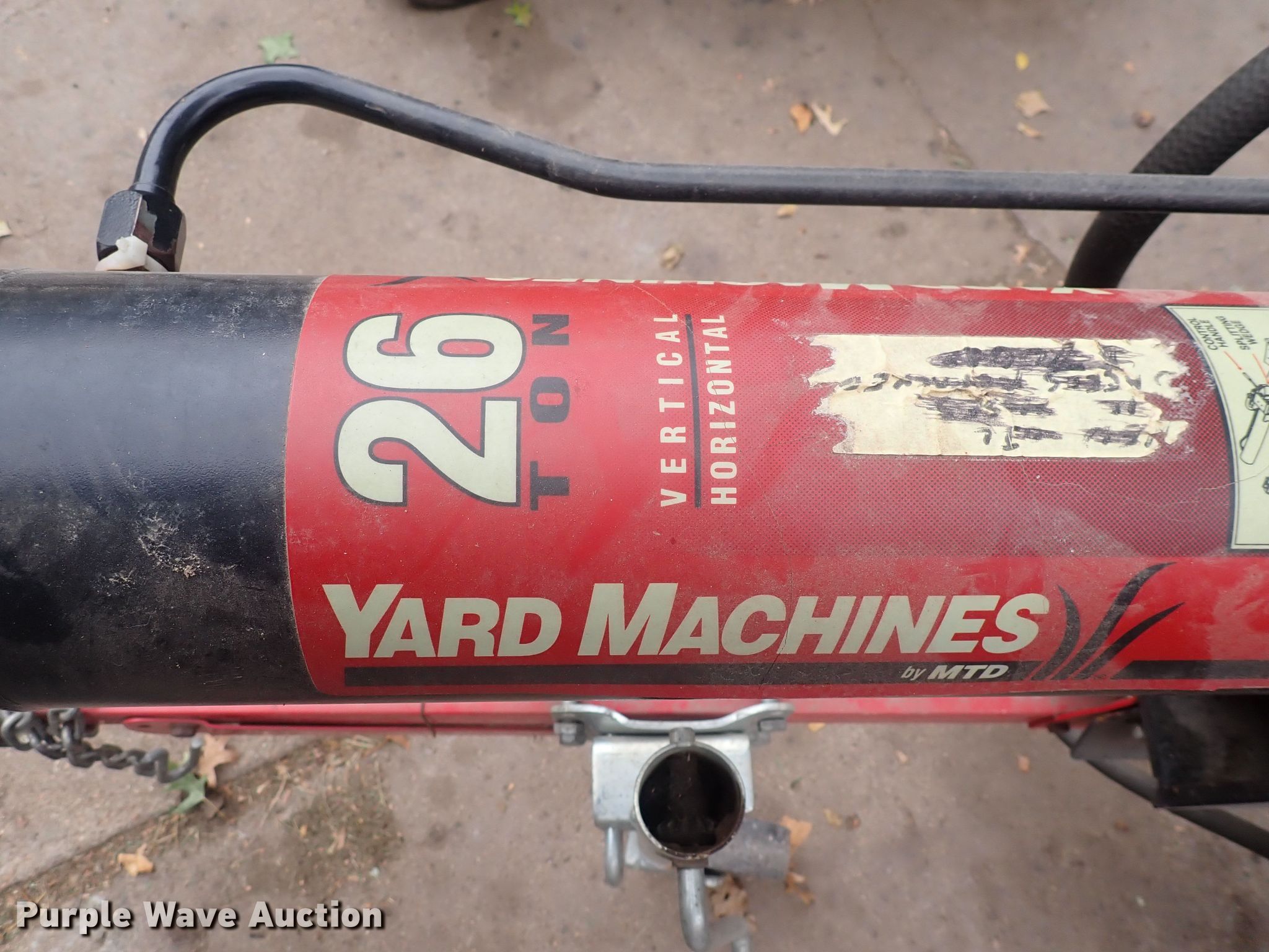 MTD Yard Machines log splitter in Halstead, KS | Item DQ3096 sold ...
