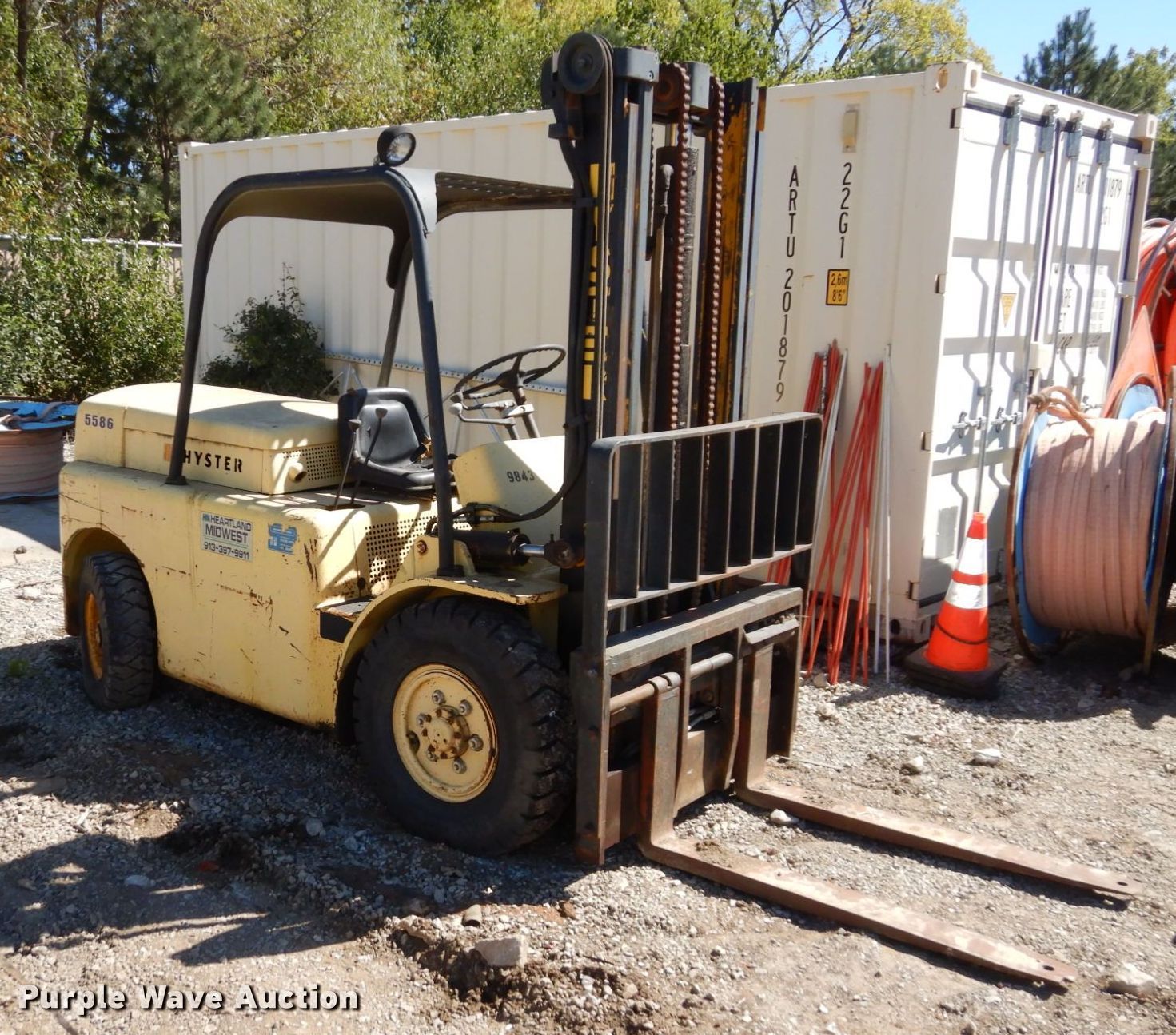 Hyster 194A forklift in Olathe, KS | Item DS1431 sold | Purple Wave