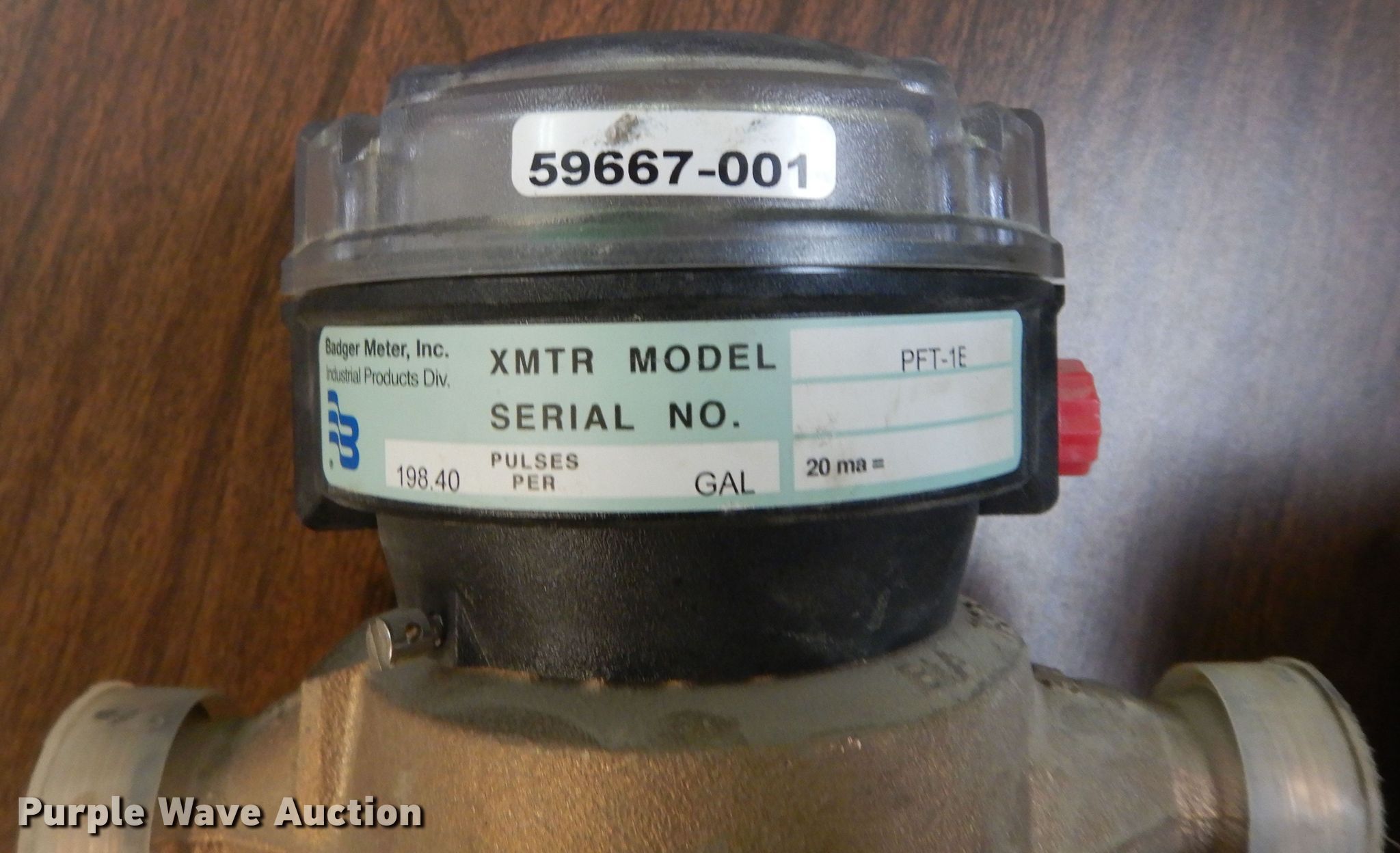(2) Badger PFT-1E meters in Topeka, KS | Item KF9183 sold | Purple Wave