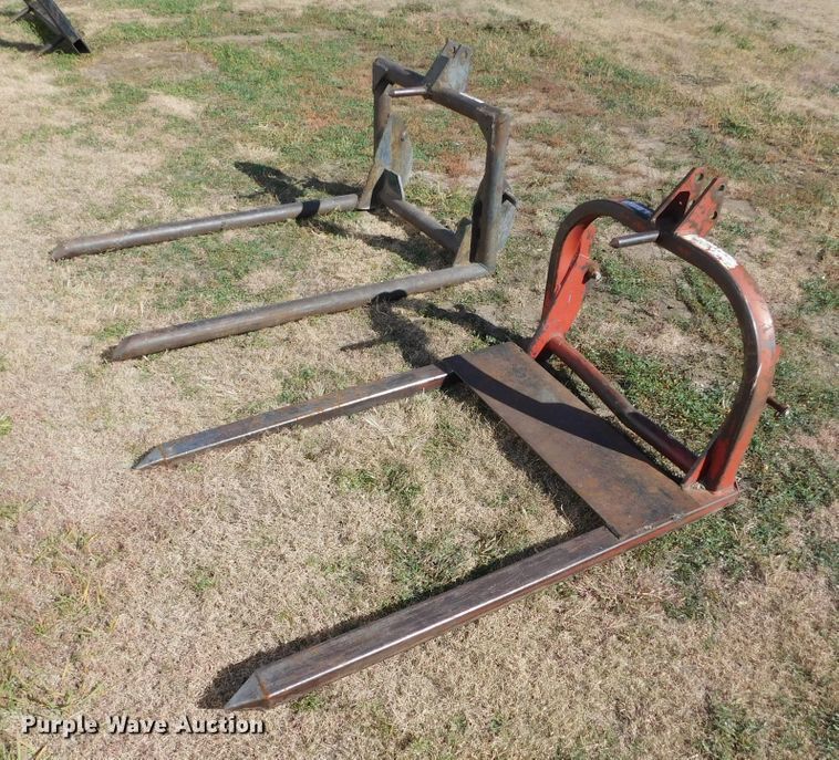 (2) bale forks in Dodge City, KS | Item GP9597 for sale | Purple Wave