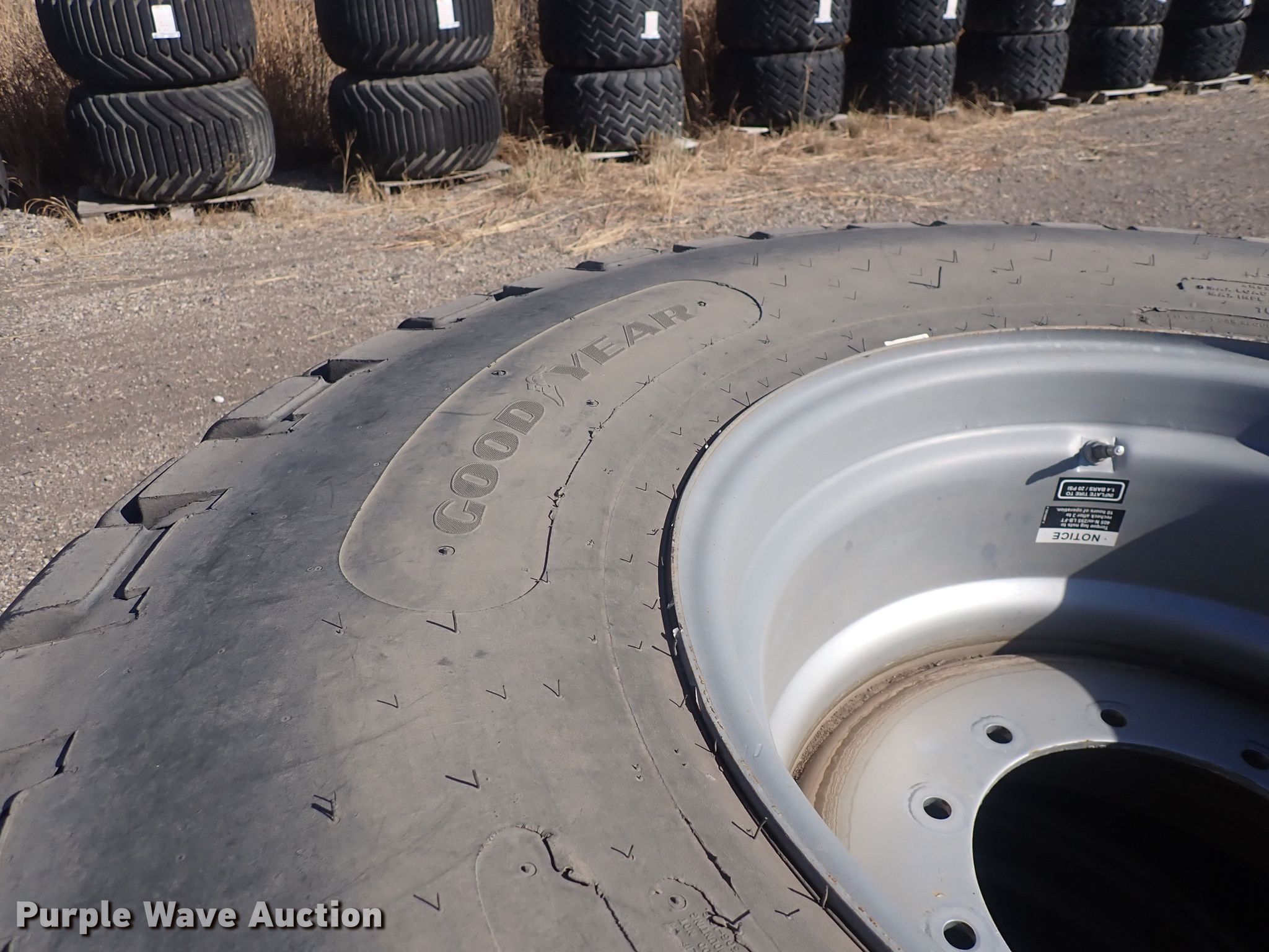 (2) Goodyear 23.1R26 tires and wheels in Hesston, KS | Item GD9296 sold ...