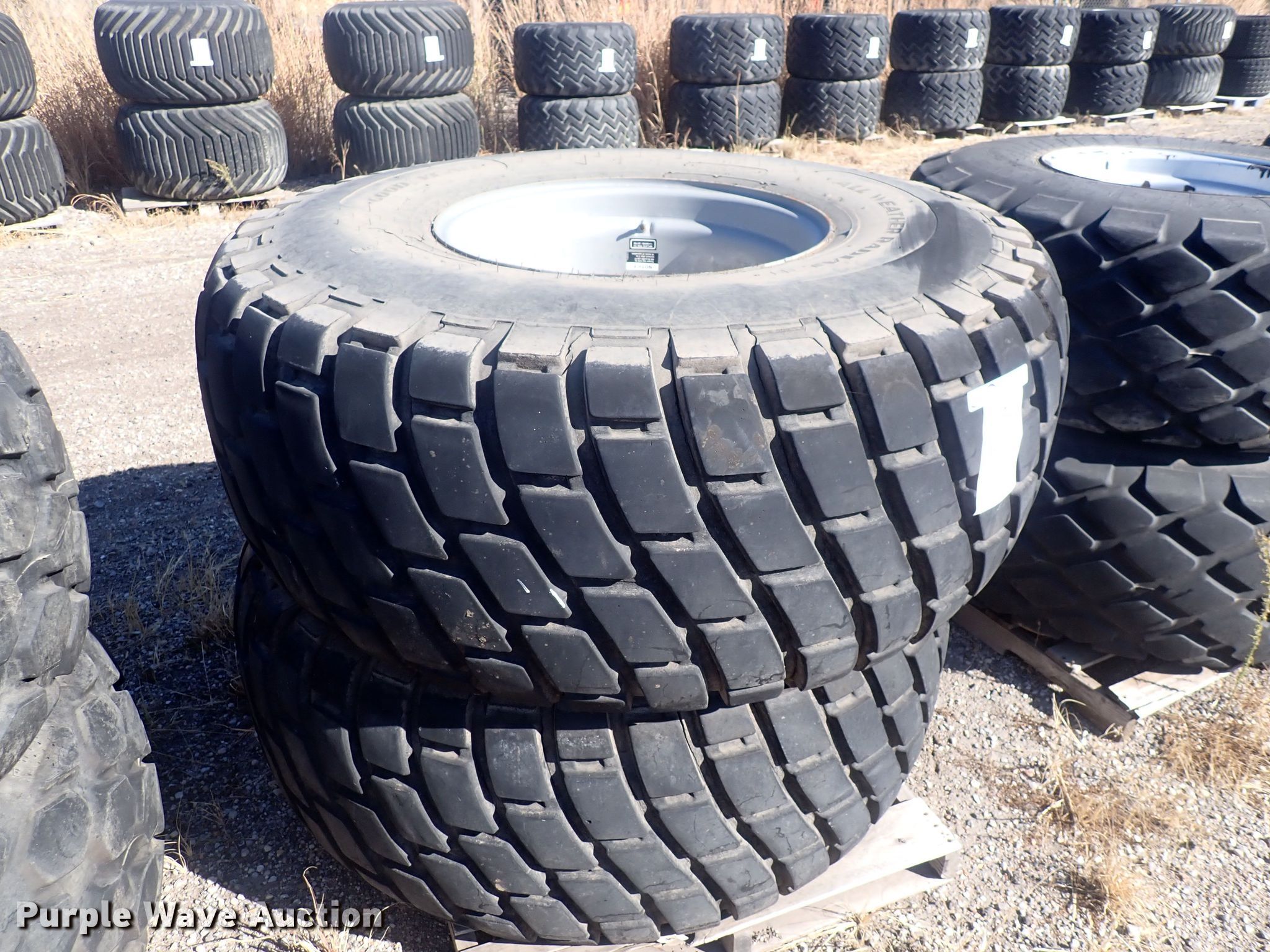(2) Goodyear 23.1R26 tires and wheels in Hesston, KS | Item GD9296 sold ...