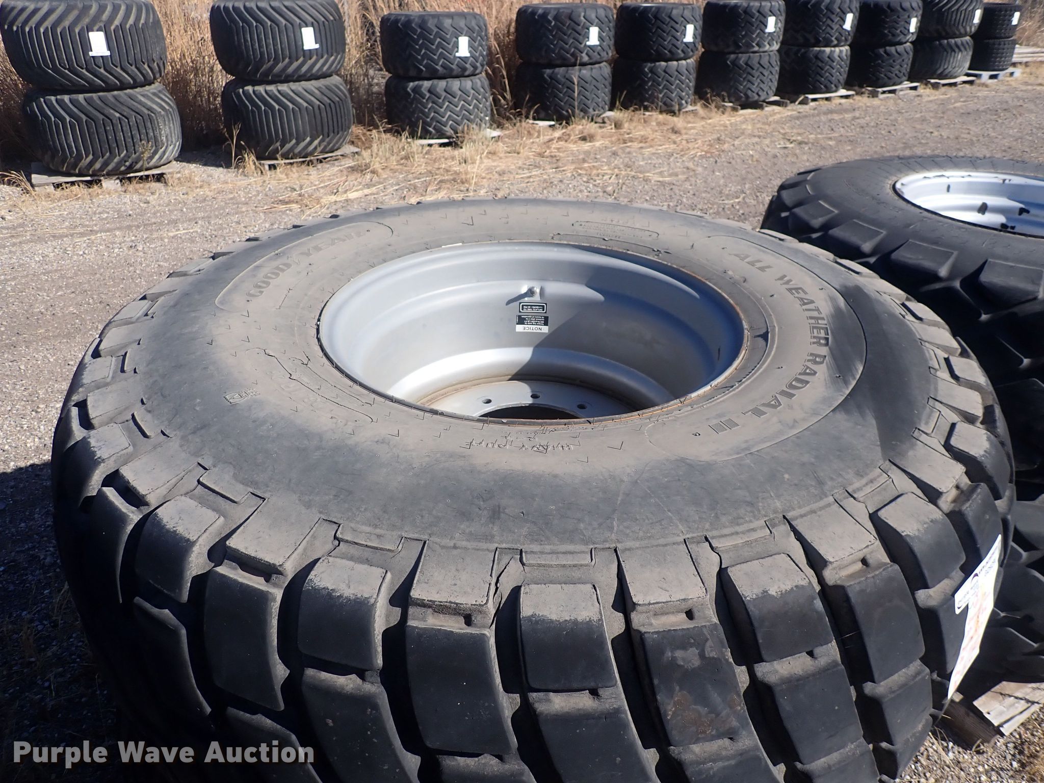(2) Goodyear 23.1R26 tires and wheels in Hesston, KS | Item GD9296 sold ...