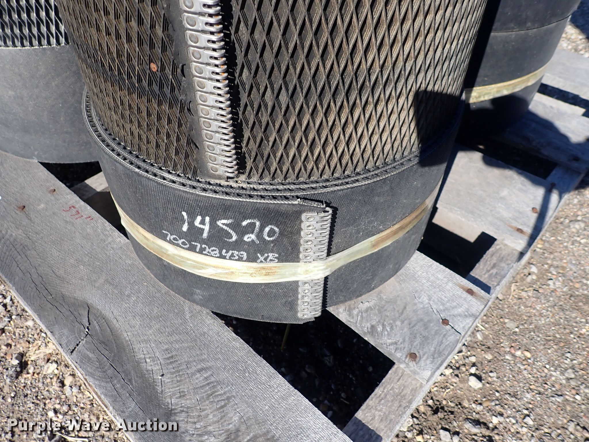(9) 47'7"L x 7"W belts in Hesston, KS | Item HP9250 sold | Purple Wave