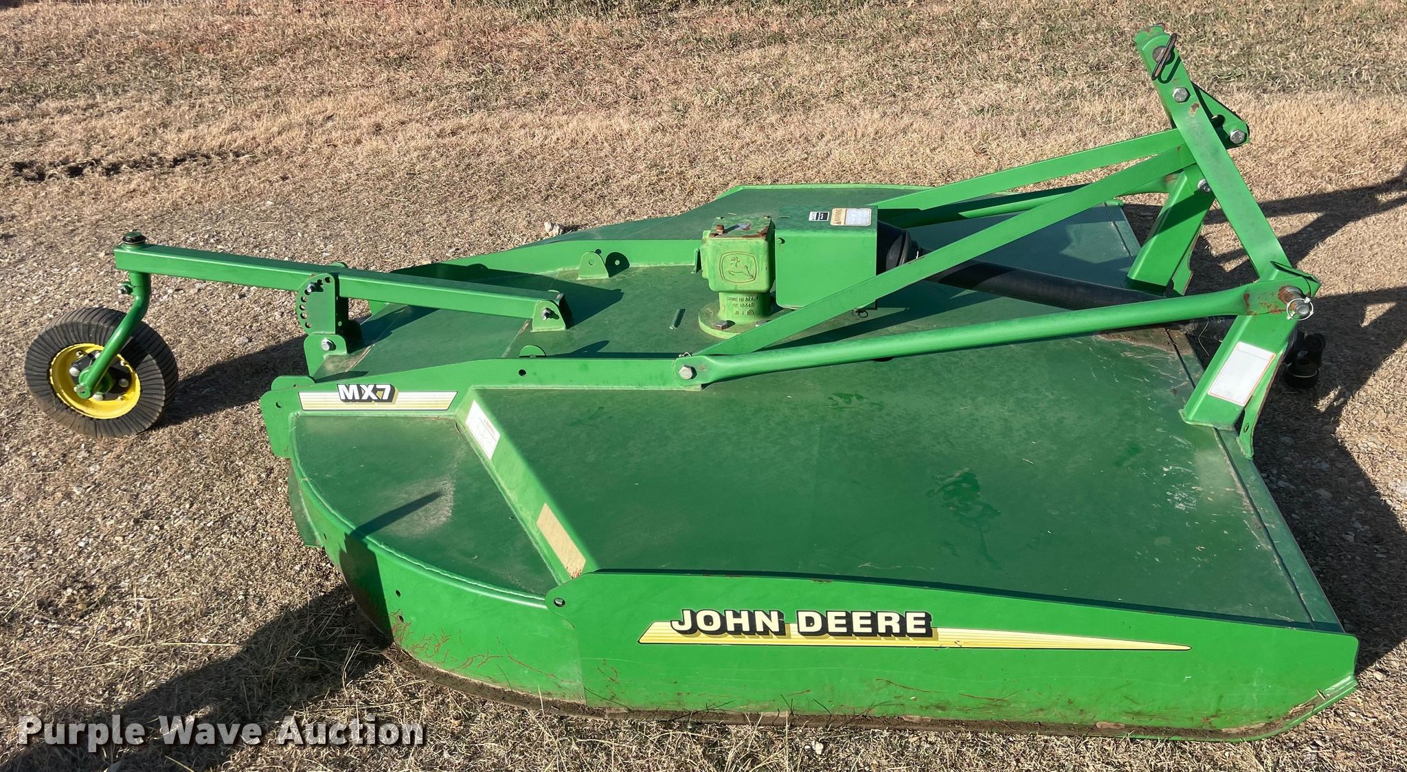 John Deere MX7 rotary mower in Lincoln, KS | Item JD9186 sold | Purple Wave