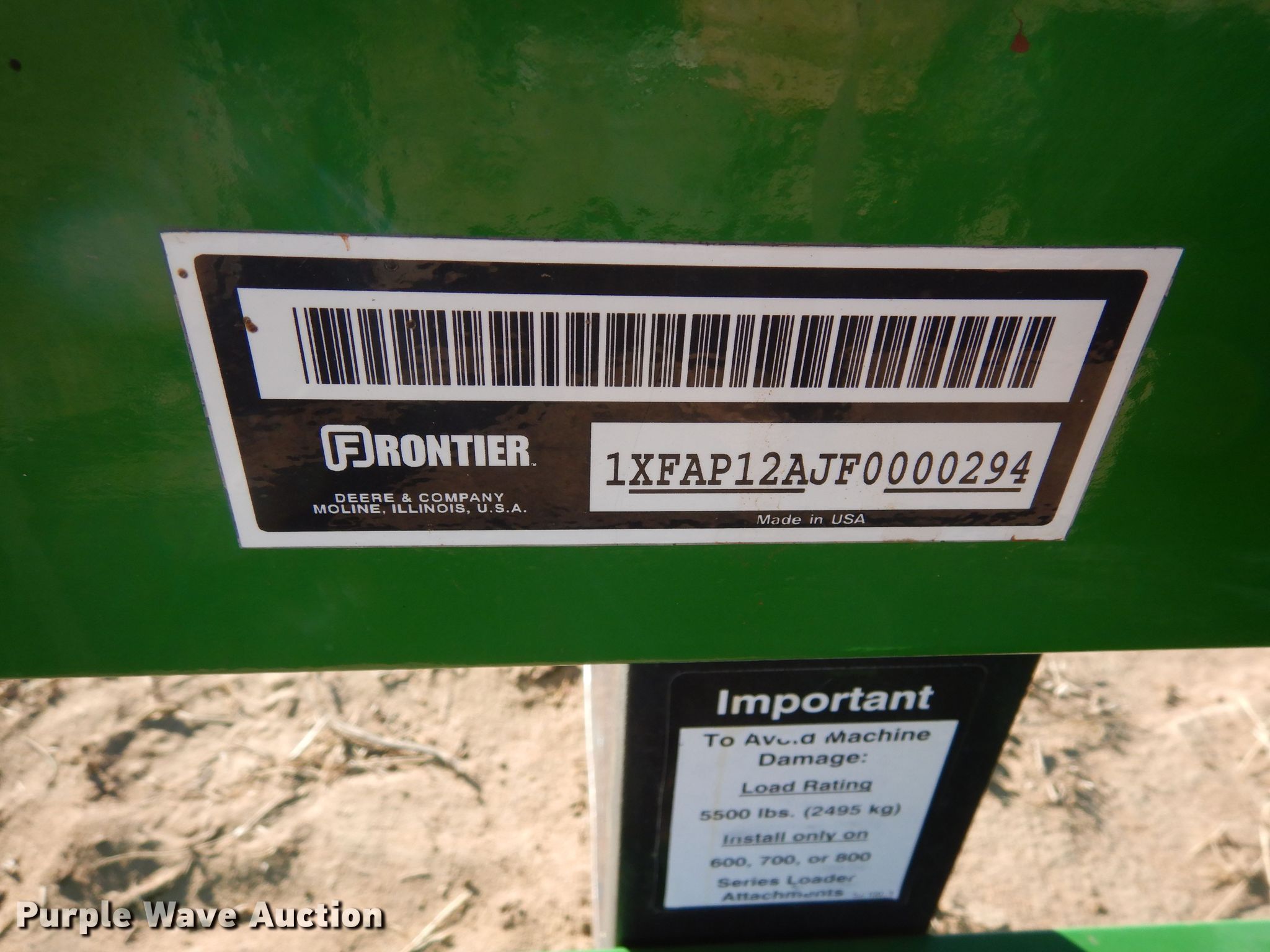 Frontier forks in Limon, CO | Item LN9796 sold | Purple Wave