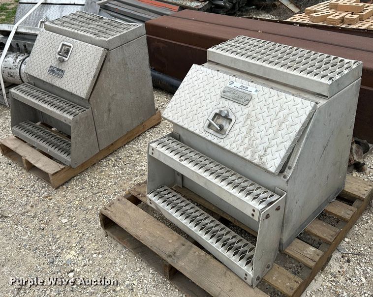 (2) Protech step boxes in Russell, KS | Item JD9156 sold | Purple Wave