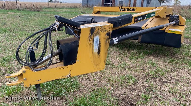 2016 Vermeer TM800 disc mower in Davis, OK | Item DN7615 sold | Purple Wave