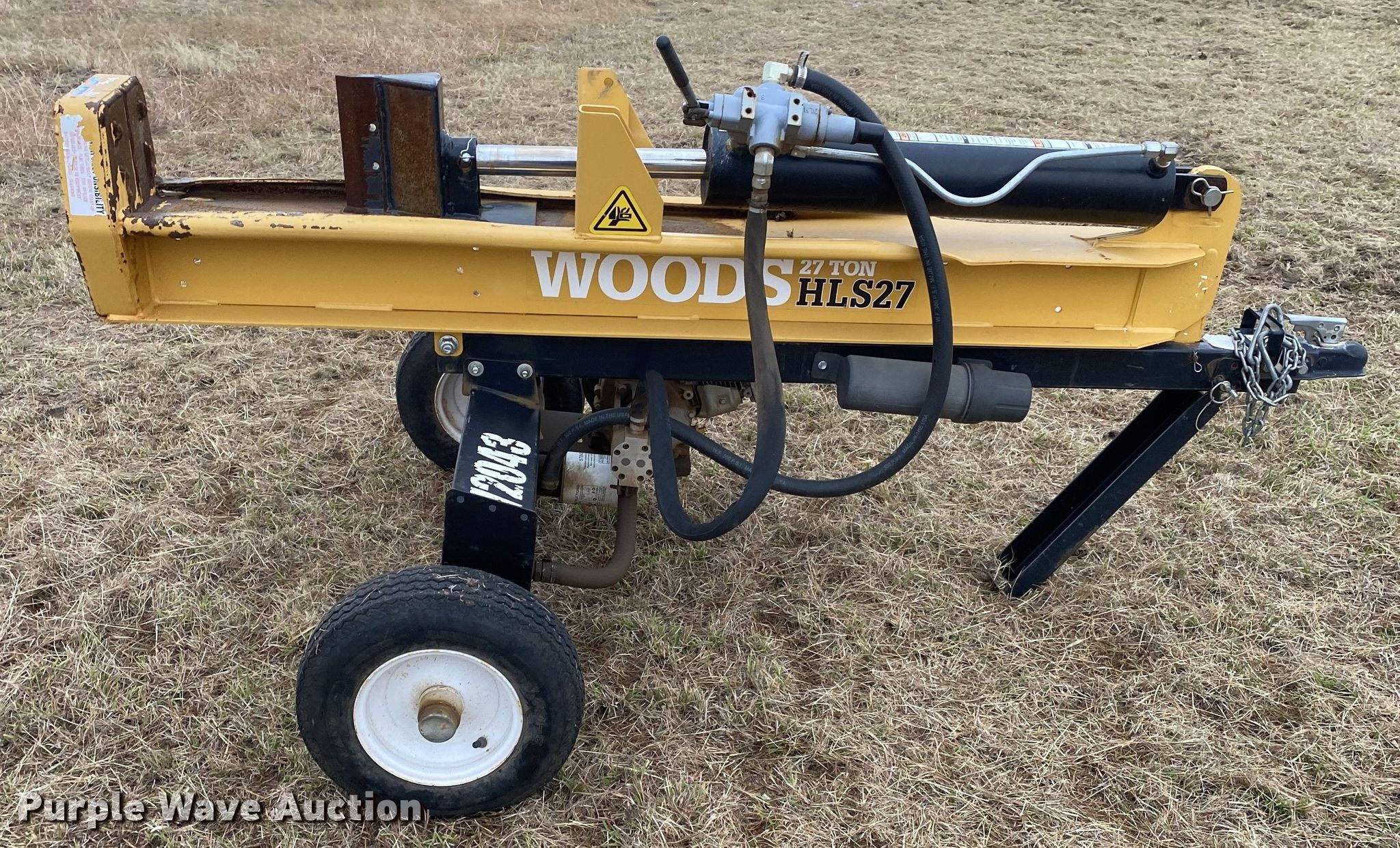 2019 Woods HLS27 log splitter in Davis, OK | Item DN7549 sold | Purple Wave