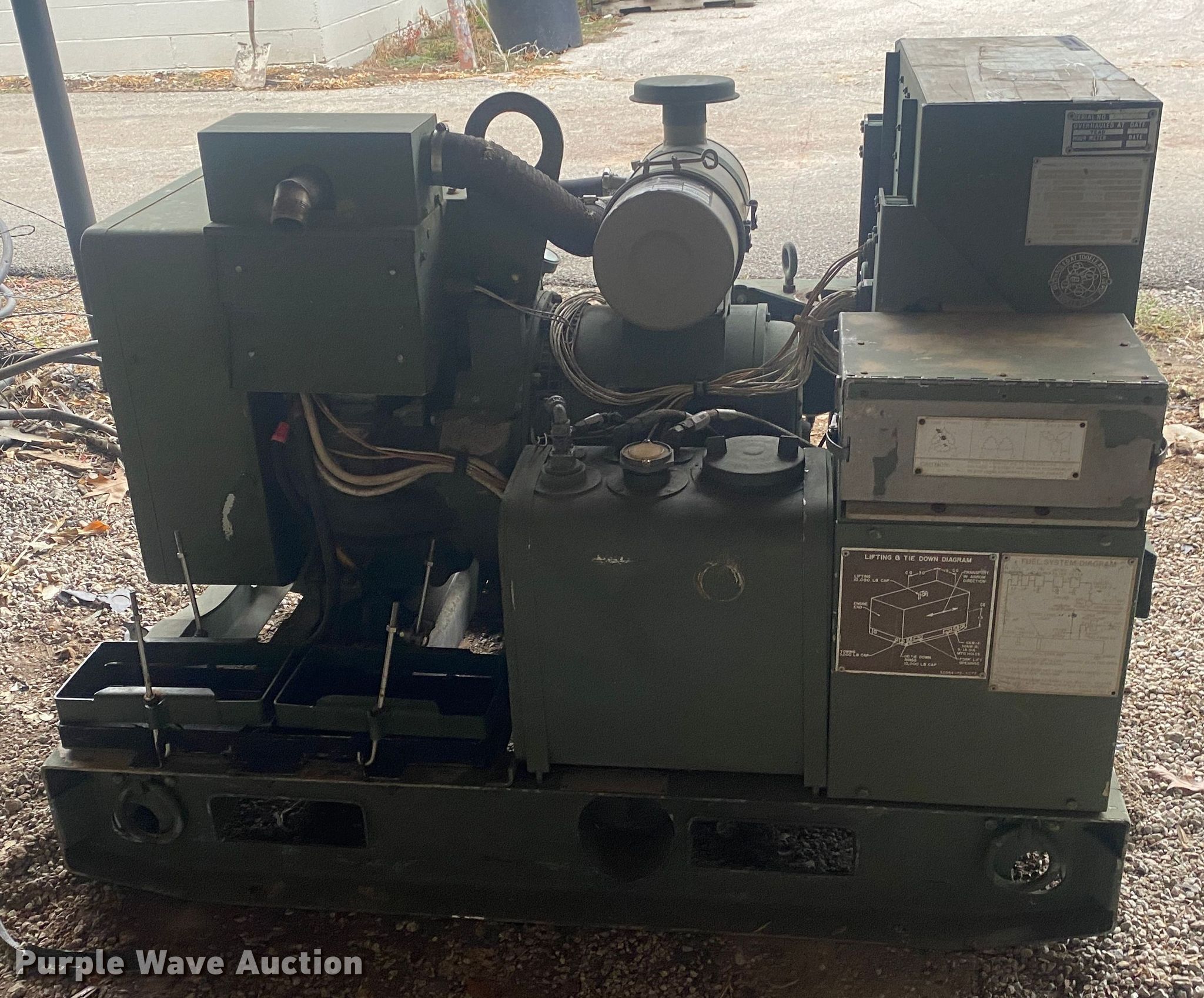 1982 John R Hollingsworth Co. MEP 002A generator in Bixby, OK | Item ...