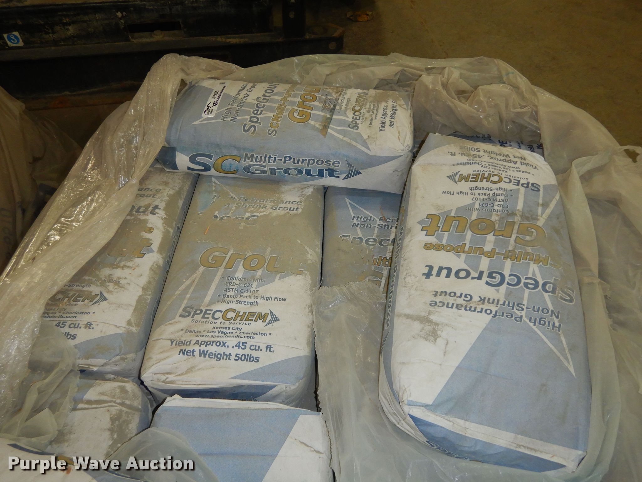 (33) 50 lbs bags of SpecGrout SC grout in Topeka, KS | Item LH9025 sold ...