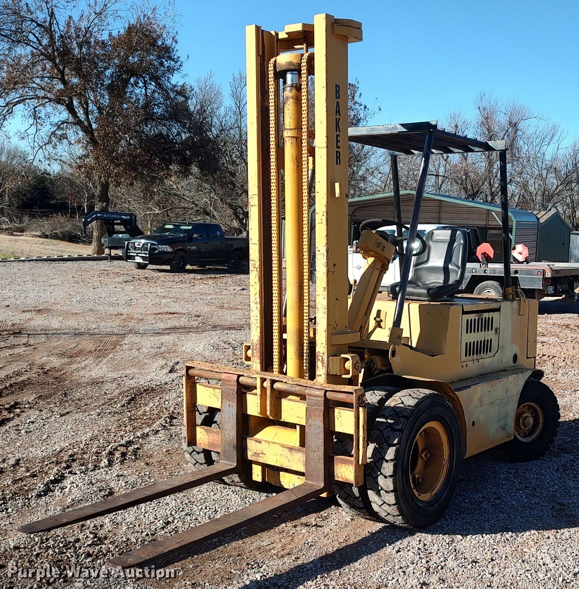 Baker FJF-060 forklift in Norman, OK | Item LK9379 sold | Purple Wave