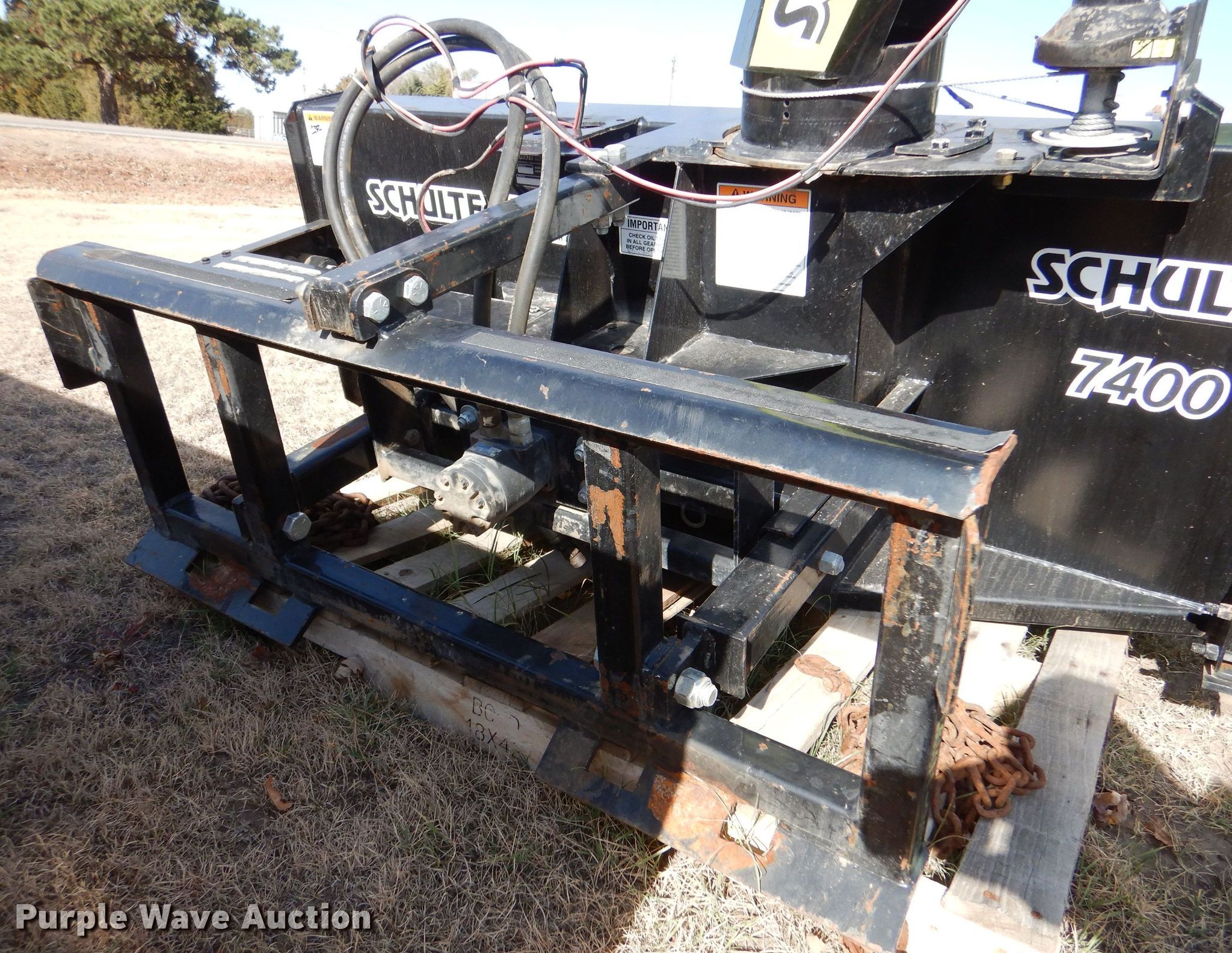 Schulte 7400 skid steer snow blower in Hoisington, KS | Item MT9838 ...