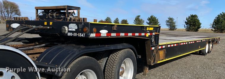 2013 Ledwell LW48-HT2-10-PB drop deck equipment trailer in Collinsville ...