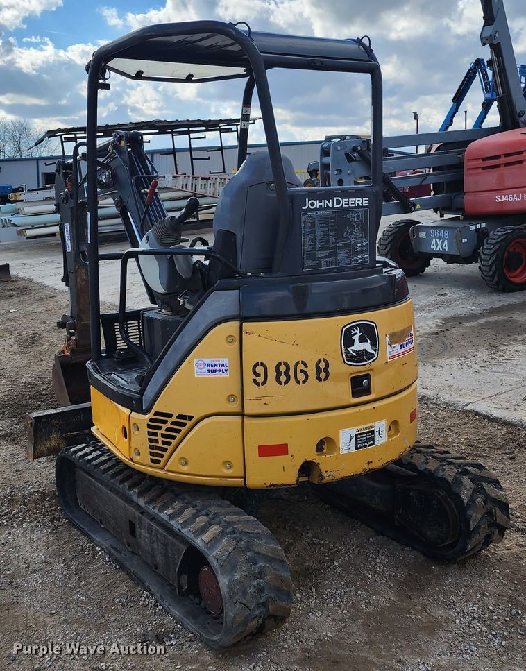 2013 John Deere 27D mini excavator in Sedalia, MO | Item JW9953 sold ...
