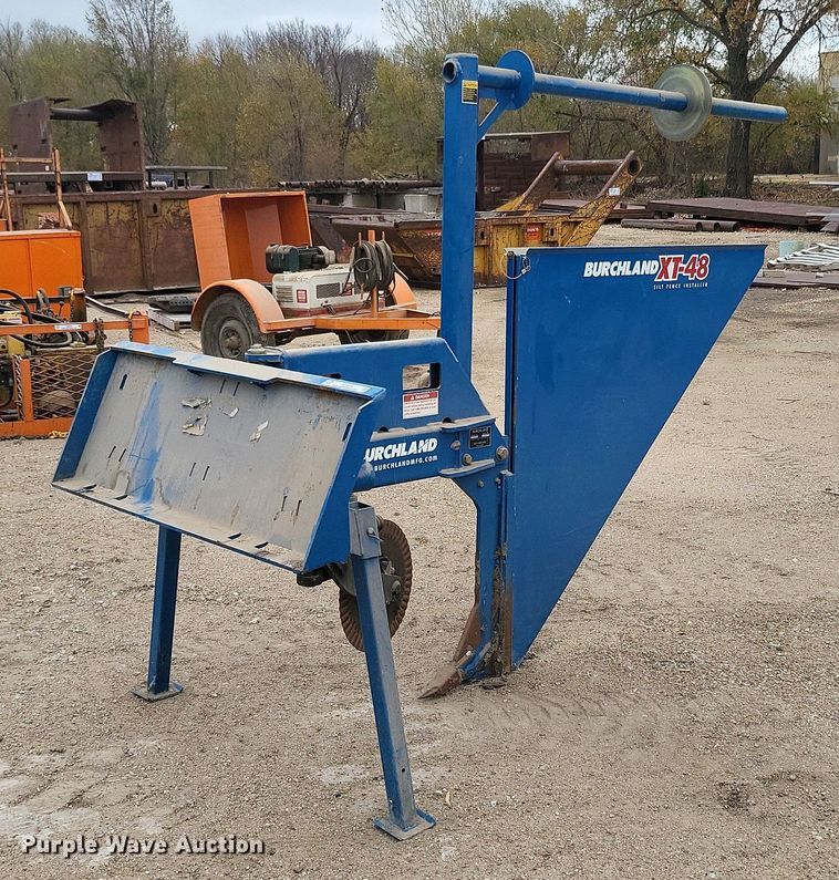 Burchland SFI48 skid steer silt fence installer in Salina, KS | Item ...